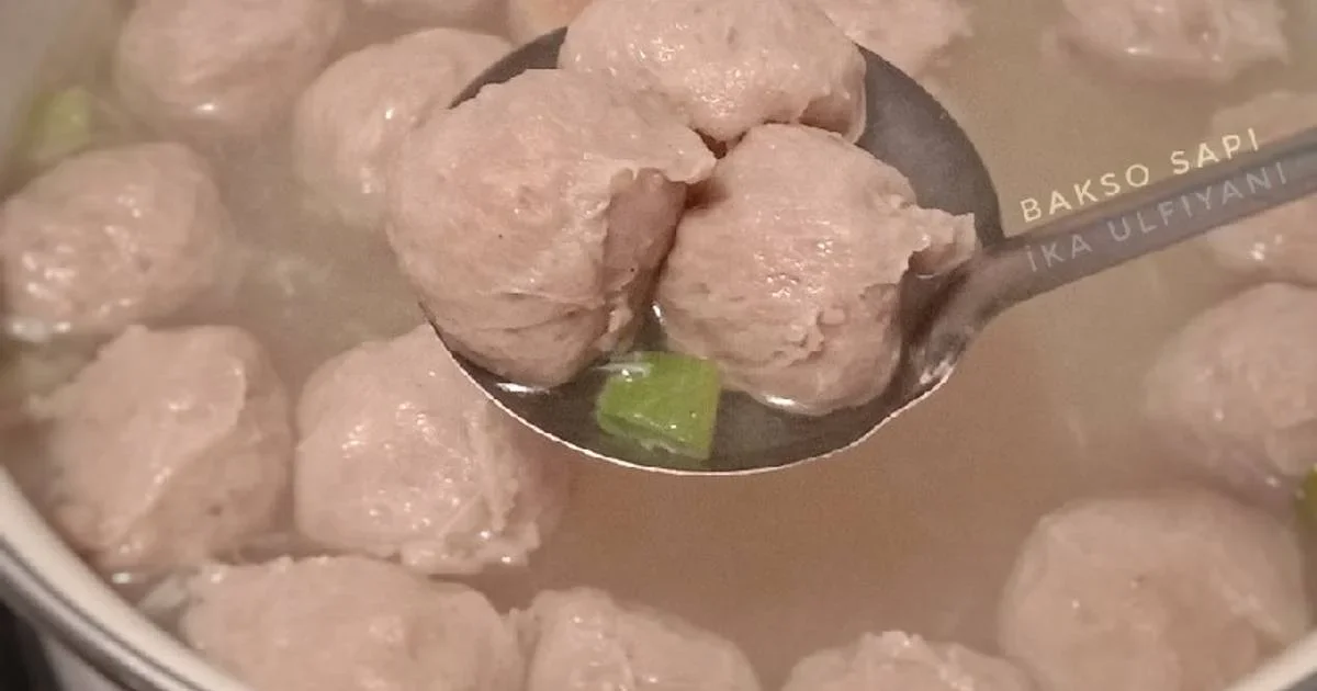 Resep Bakso Afung, Rahasia Kenyal dan Gurih ala Rumahan yang Bikin ...