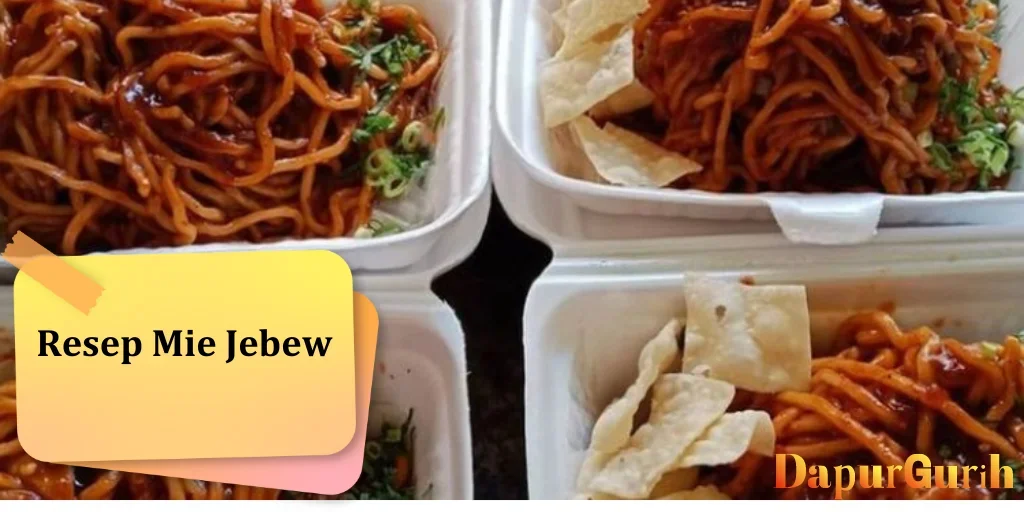 Resep Mie Jebew Super Lezat, Rahasia Kenikmatan yang Bikin Ketagihan ...