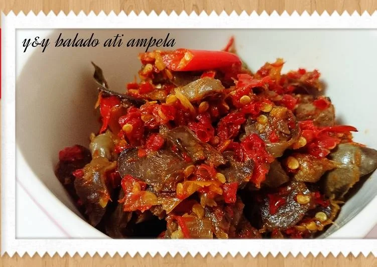 Resep Ati Ampela Balado, Nikmatnya Bikin Ketagihan dengan Bumbu Pedas ...